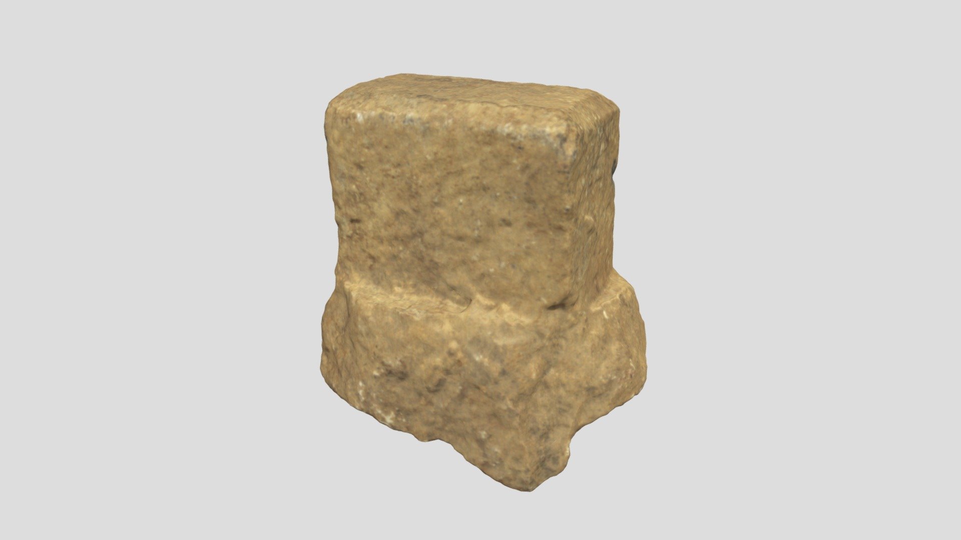 Andesite pilaster - 3D model by National Museum of Transylvanian ...