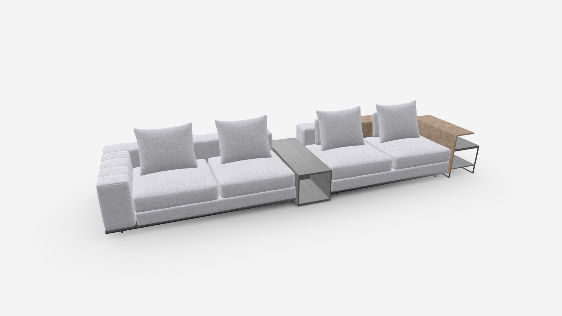 13. Sofá Abruzzo - Brum Design - 3D model by Arch Tech Tour (@archtechtour) [9bc03d0] - Sketchfab