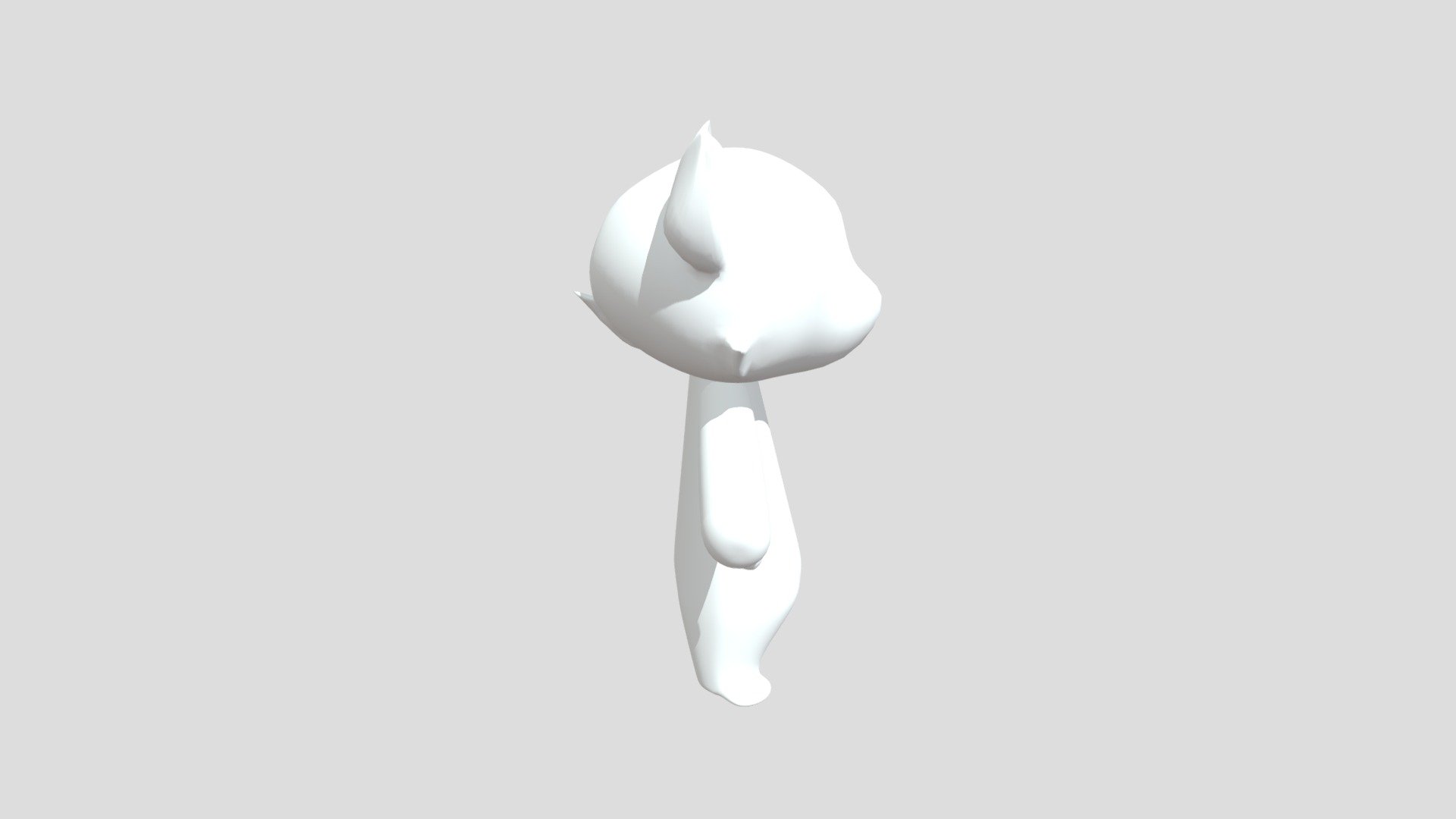 Cat-Person (UNTEXTURED) - Download Free 3D model by FizFry ...