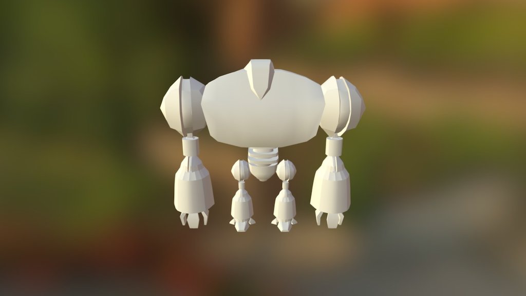 Robot Low Poly - 3D model by dubious_doom [9bc36b2] - Sketchfab