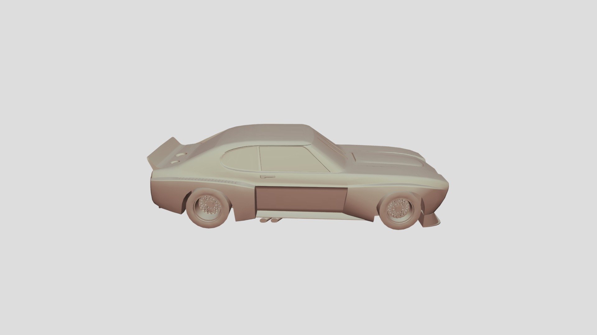 Ford Capri RS Cosworth scale1-65 for 3Dprinting - Download Free 3D ...