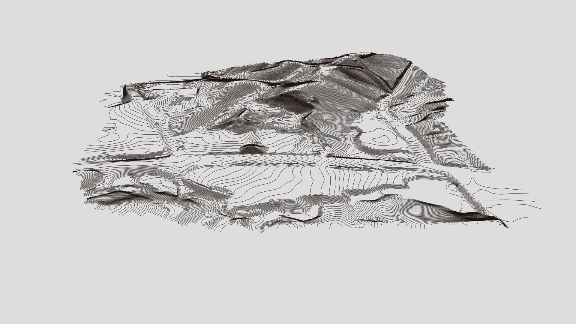 1' Contour Lines (Alabama) - 3D model by blackbirdengineering [9bc545b ...