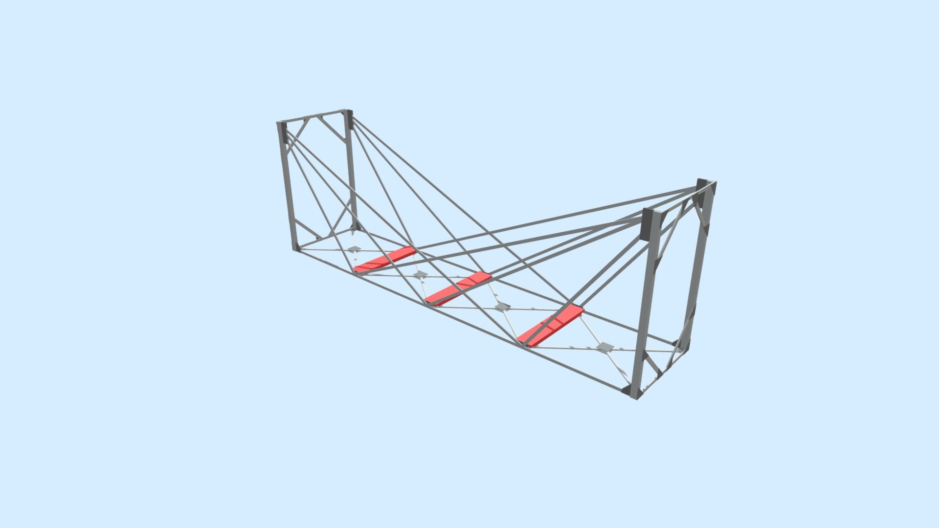 Cable-stayed Bridge 3D model - Download Free 3D model by pixelcent ...