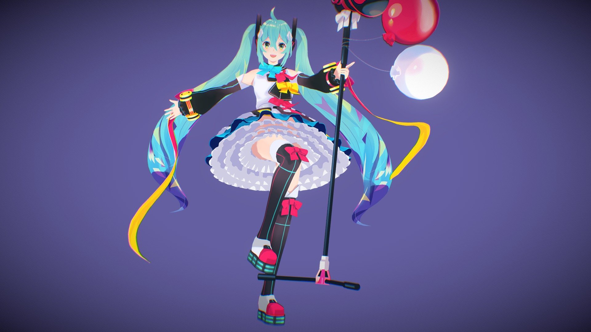 Hatsune Miku (Magical Mirai 2018) - 3D model by bureivi (@imami ...
