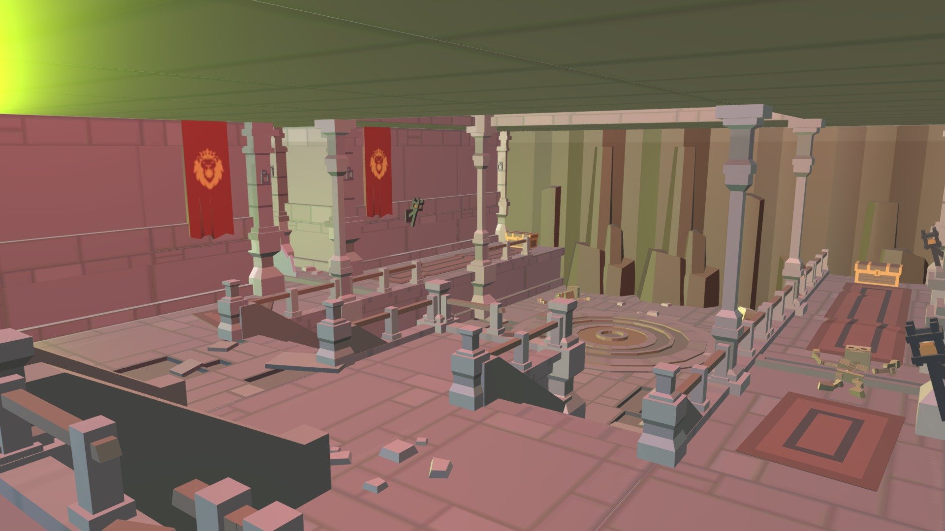 chicken gun dungeons - Download Free 3D model by amogusstrikesback2 ...