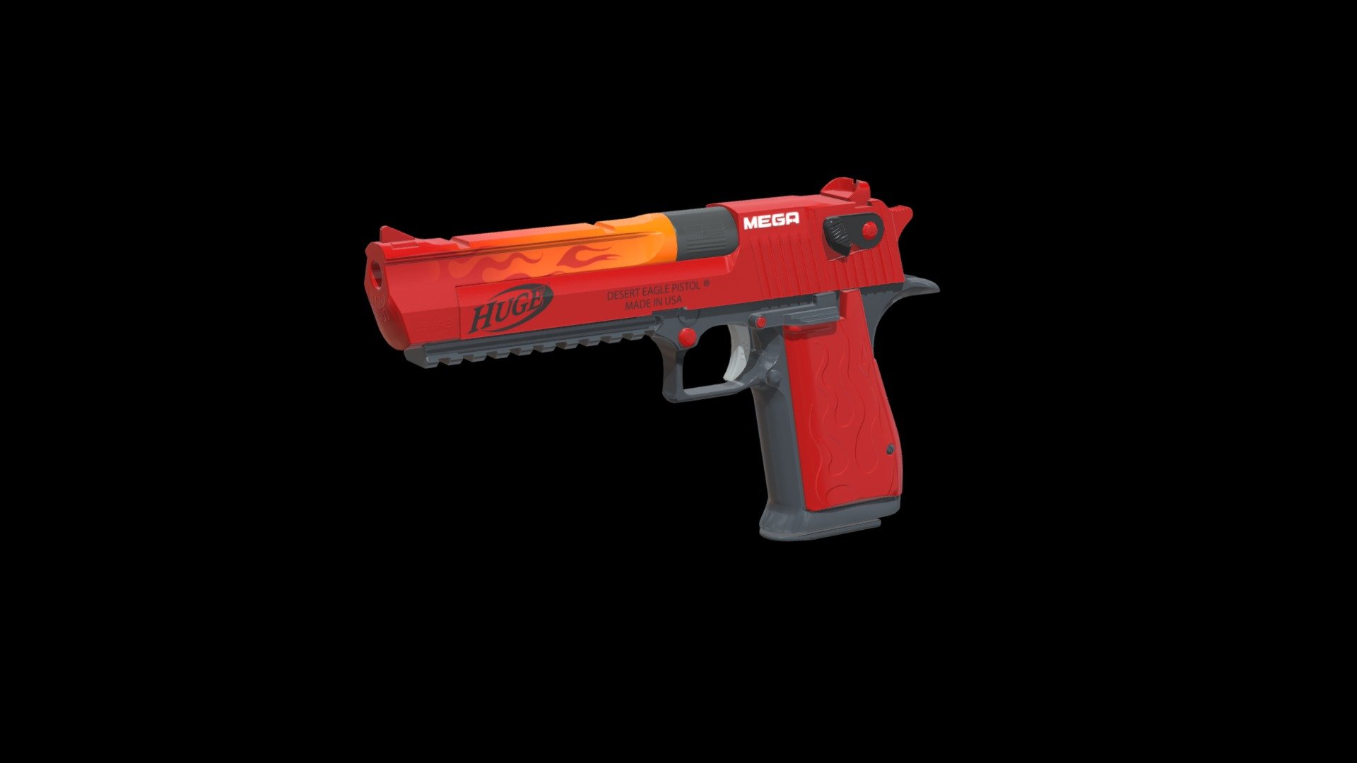 weapon_pist_deagle - 3D model by mILVERT0N [9bcd3cf] - Sketchfab