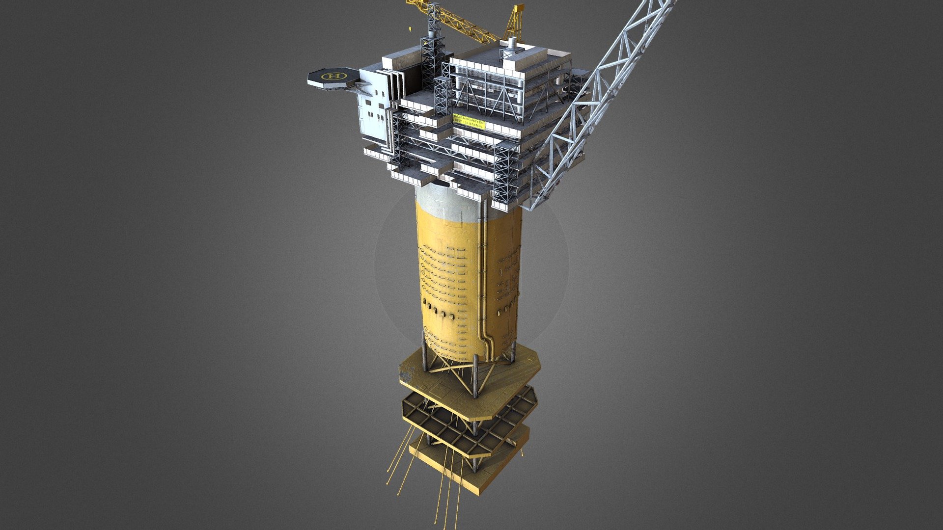 Aasta Hansteen Oil Rig - 3D model by daniel.msalve [9bcdfc2] - Sketchfab
