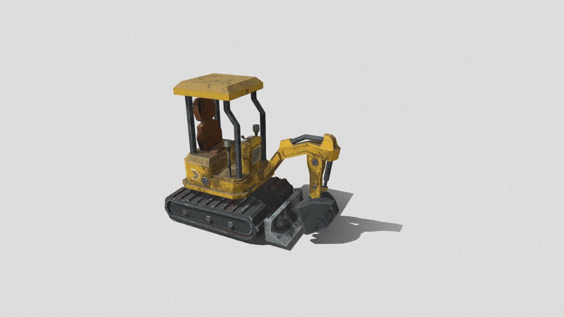 Excavator game asset - 3D model by connor32144 [9bce2ed] - Sketchfab