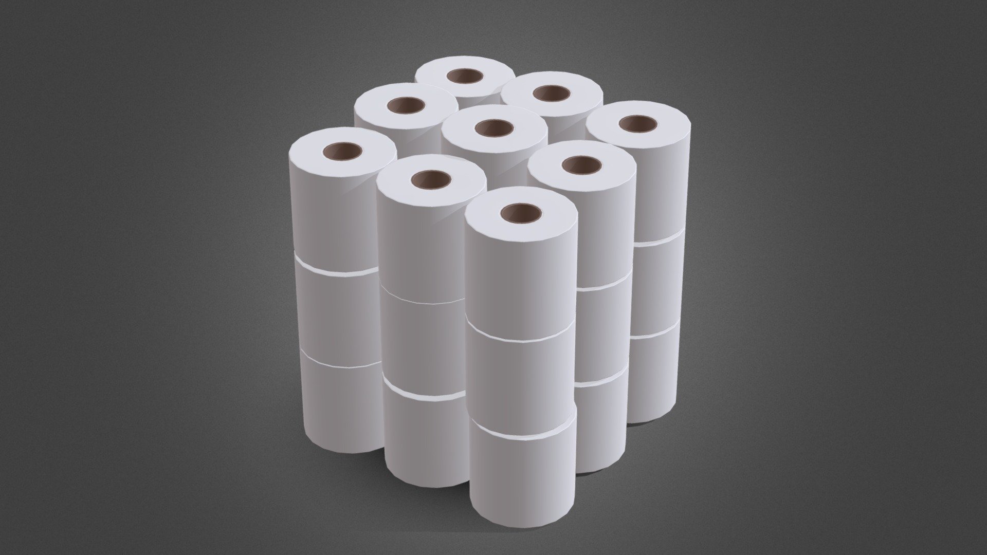 TP Roll Pack 24X - Download Free 3D model by Kyle Horne (@kylehorne ...