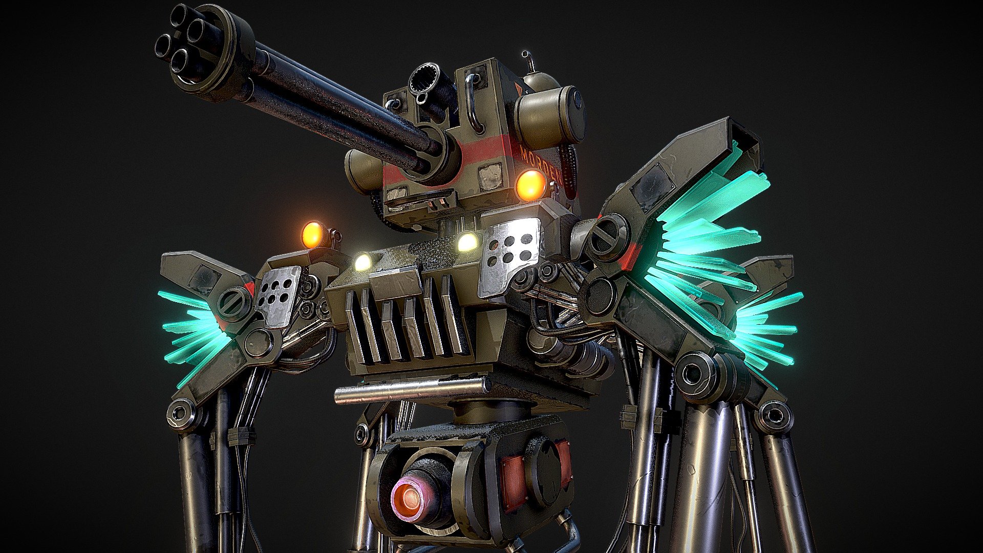 Dragon Nosuke - Metal Slug - 3D model by Manzanoides (@manzanoidus ...