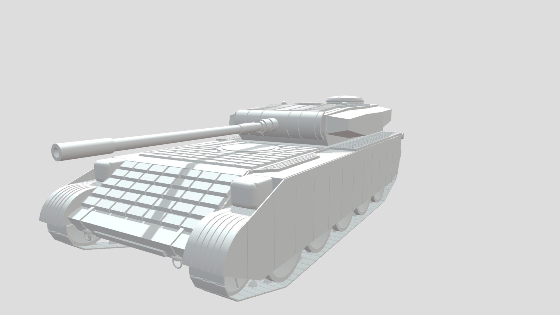 HT 90 (My tank design with 90mm) - Download Free 3D model by vladrompus ...