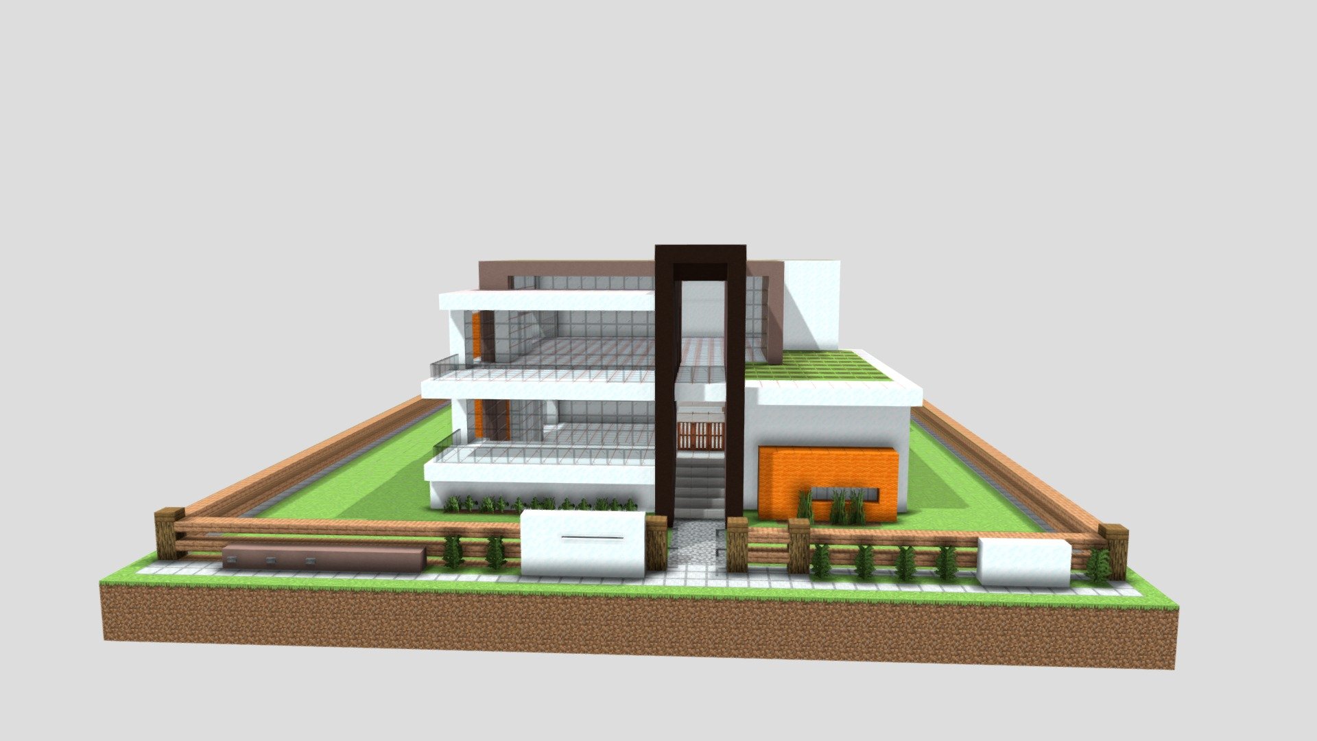 Minecraft Modern House - Download Free 3D model by jar (@jar9th ...