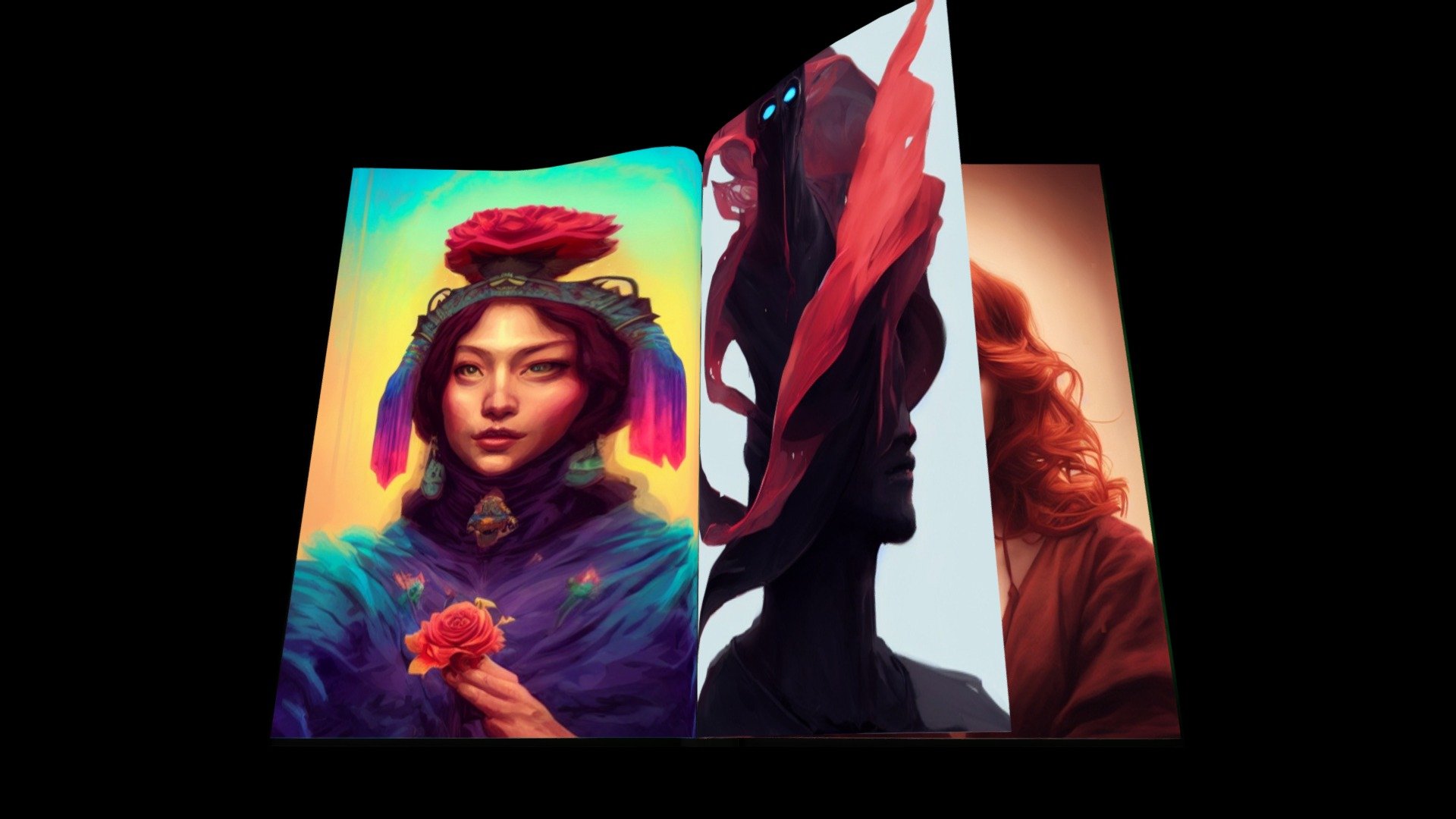 ArtBook MidJourney day 19 - 3D model by klrxyz [9bd4031] - Sketchfab