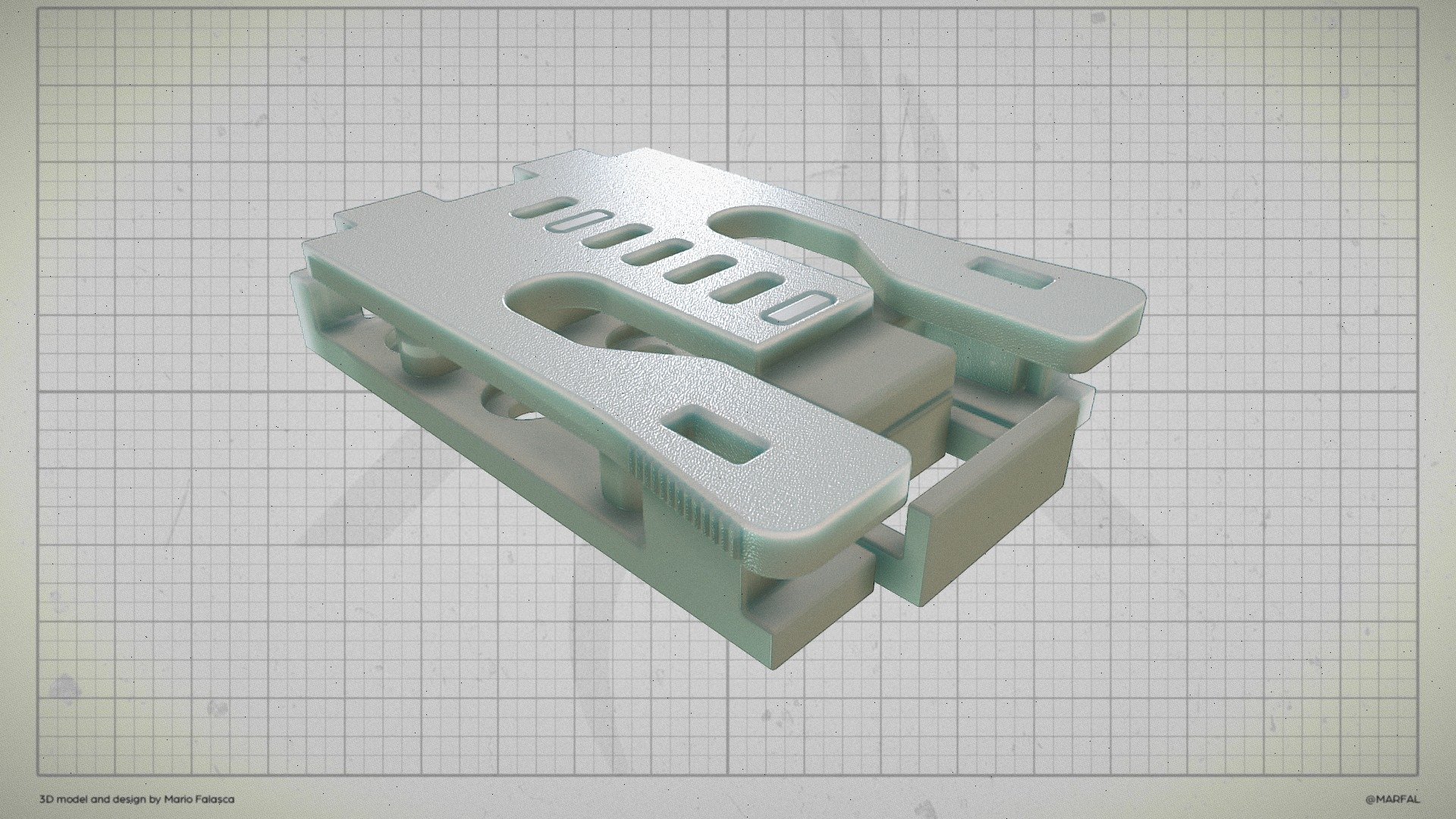 Tactical belt clip - Buy Royalty Free 3D model by Mario Falasca ...