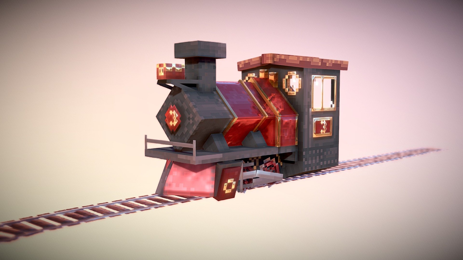 Steam Locomotive - 3D model by halbear.gamez [9bd933b] - Sketchfab