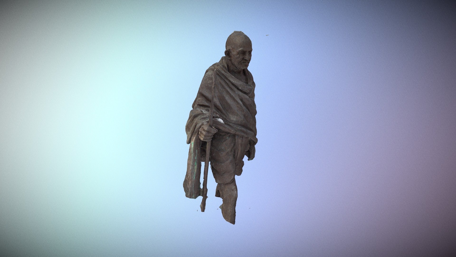 Gandhi - 3D model by Aussiemandias [9bd9d67] - Sketchfab