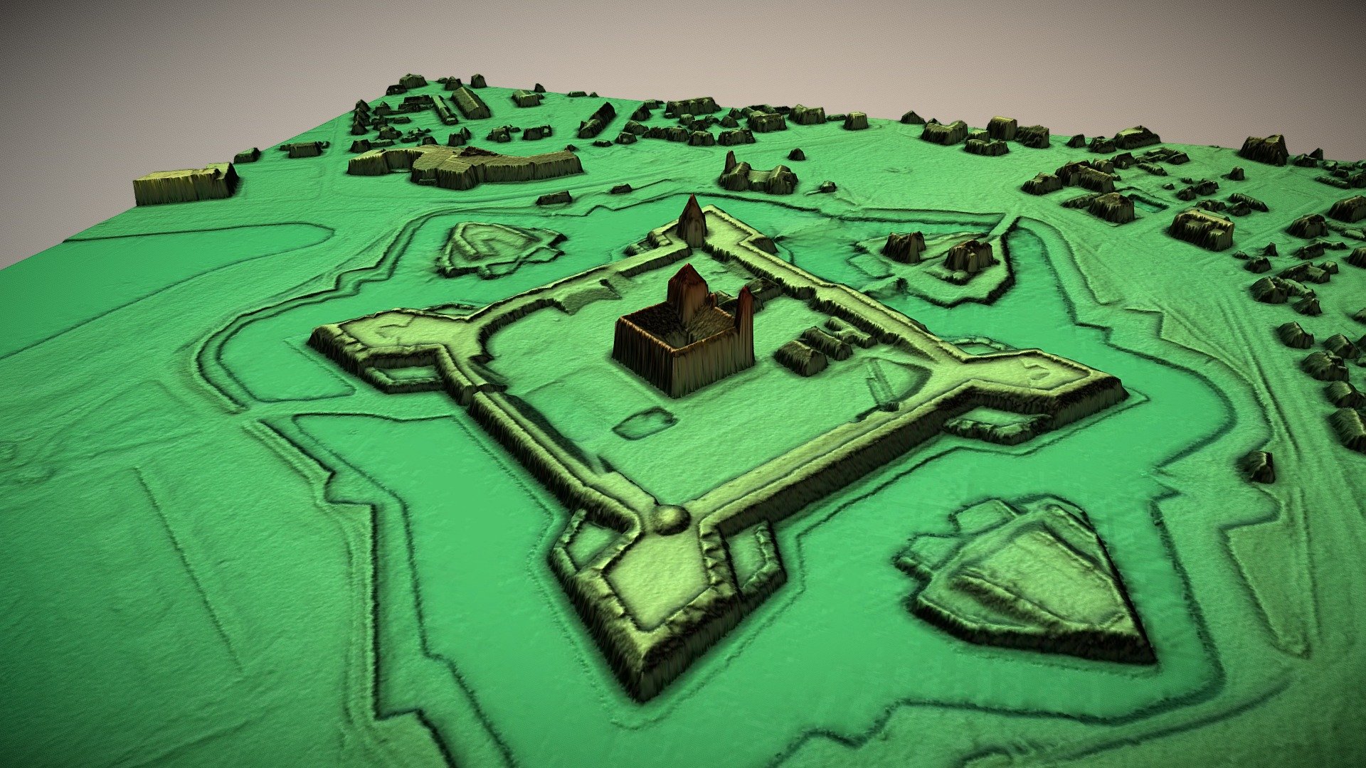 Kuressaare linnus (Estonia) - Download Free 3D model by Hillforts and ...