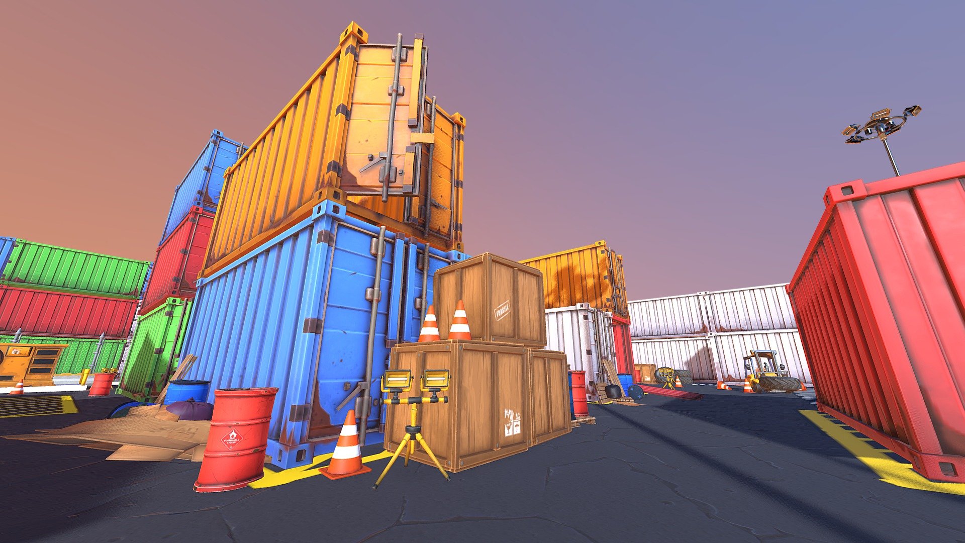 Shipment Arena Map - 3D model by Polygrade3D [9bdbafe] - Sketchfab