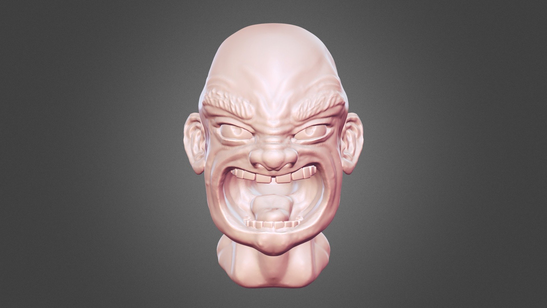 SculptJanuary19 - Day9 Rage - 3D model by D1ll1ng (@magnusdilling ...