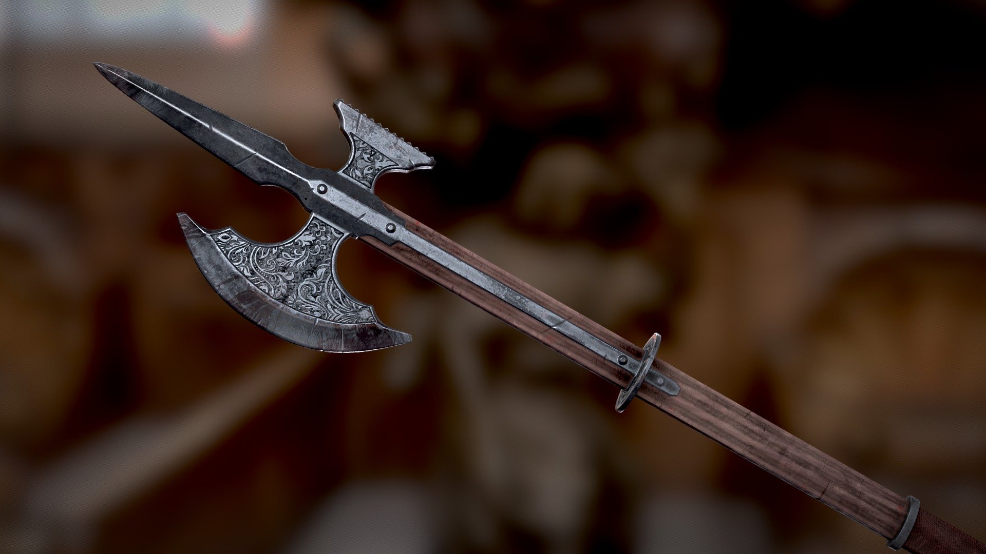 Steadfast Poleaxe - 3D model by Billyro [9be0359] - Sketchfab