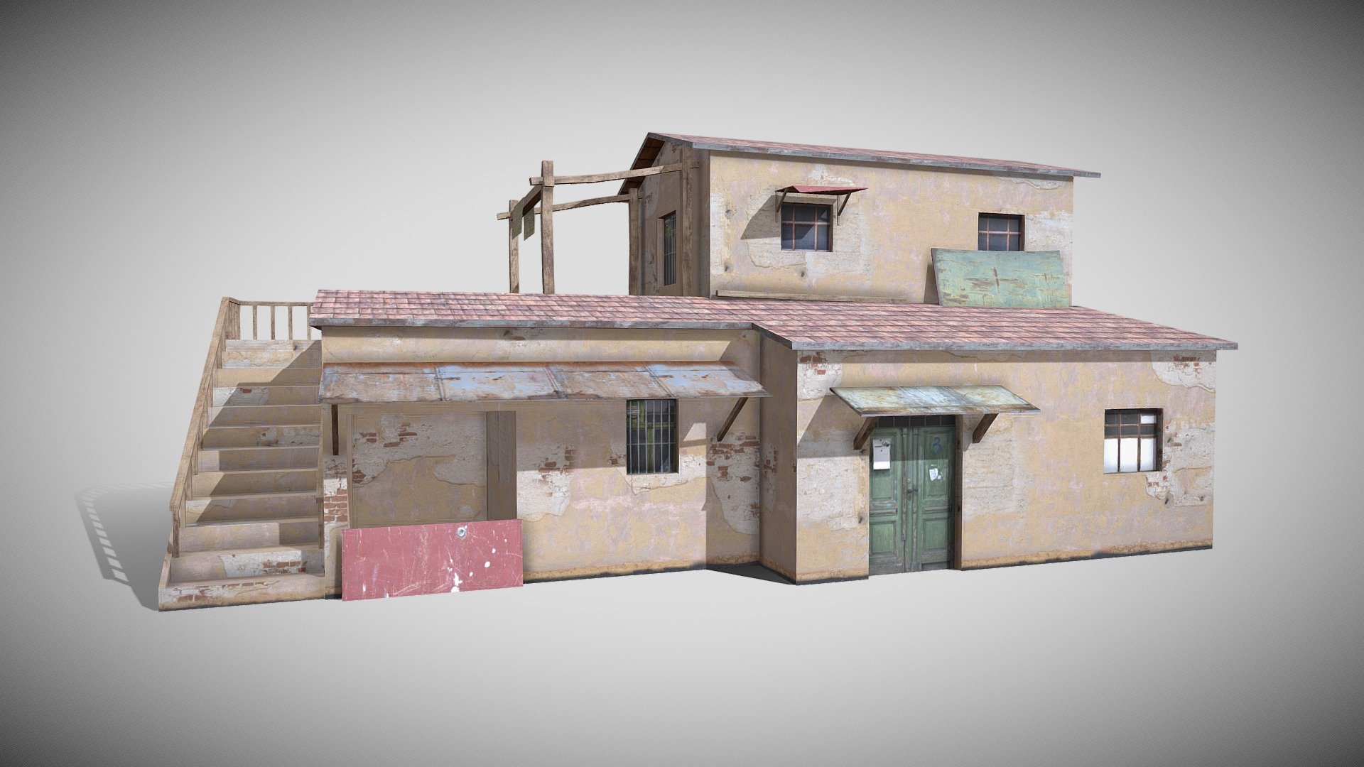 Slum X11 - Buy Royalty Free 3D model by 3DRK (@3DRK98) [9be0997 ...