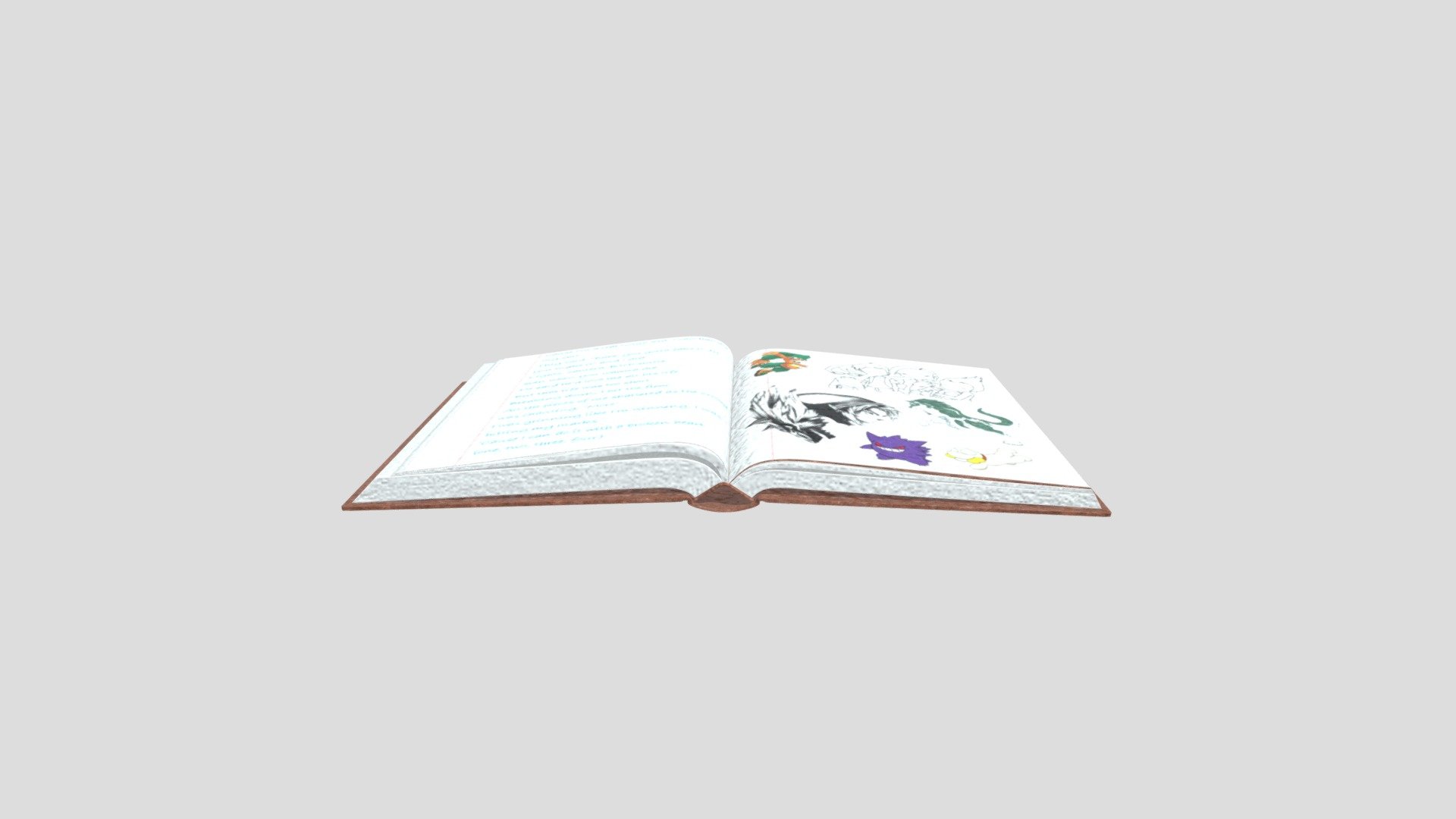 Book - 3D model by clement (@clement.espinosa) [9be276d] - Sketchfab