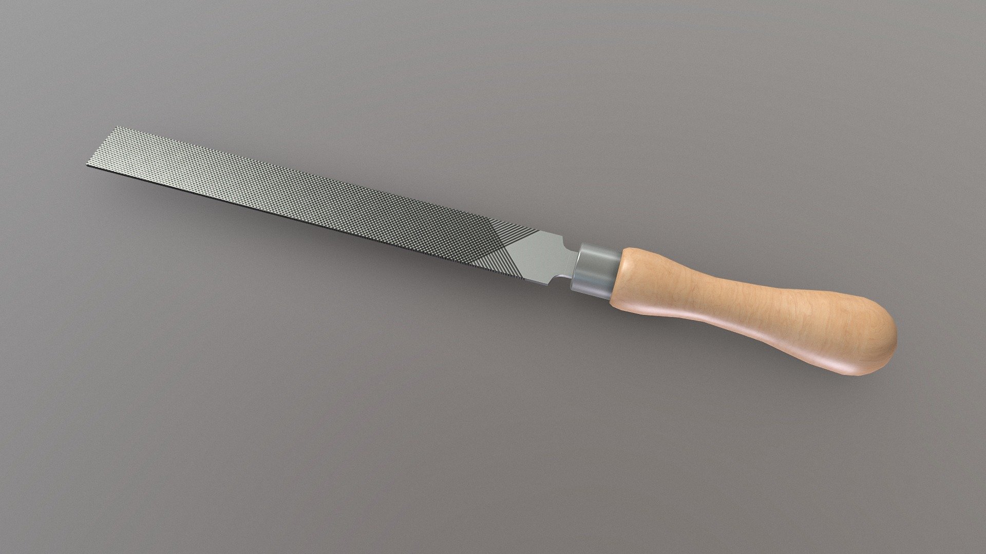 Metaalvijl Plat - 3D model by Stichting Consortium Beroepsonderwijs ...