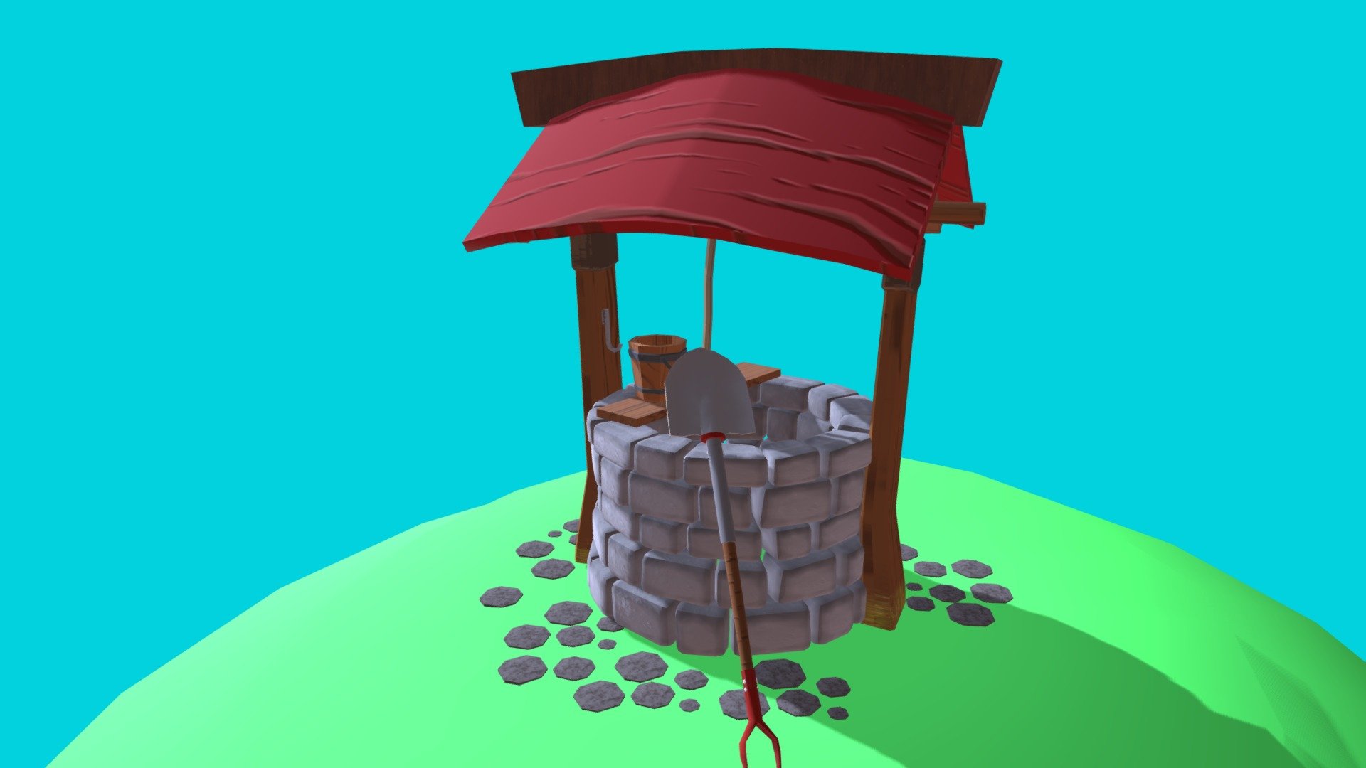 Poço Cartoon - 3D model by RayllanChris [9be2ba6] - Sketchfab