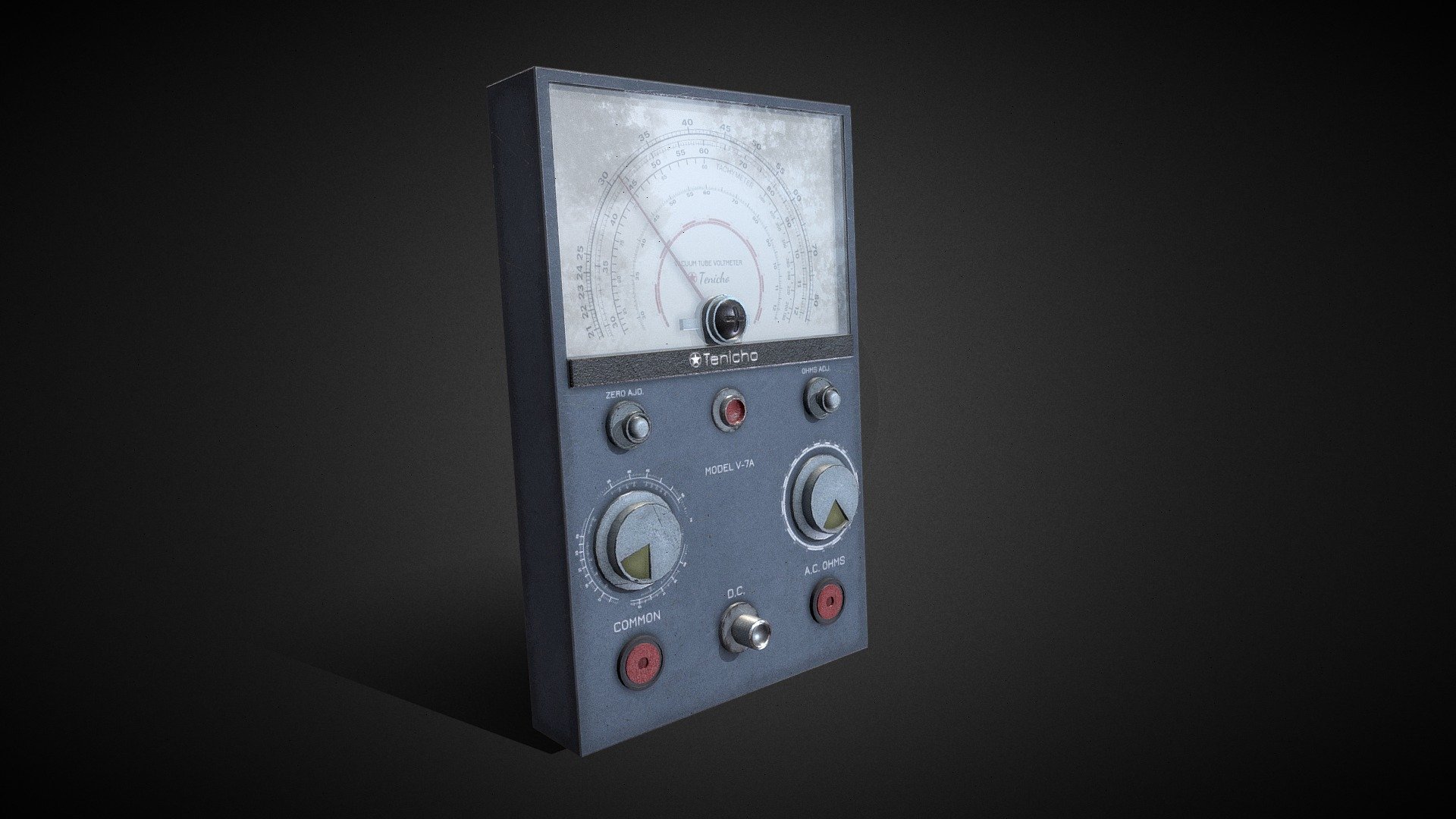 Voltmeter - 3D model by Kelsey (@kdong) [9be326e] - Sketchfab