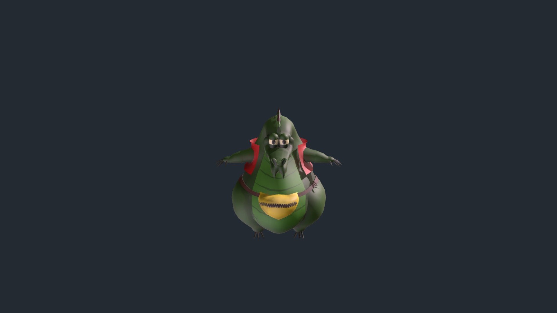 Croco Sbire - 3D model by Sylvain.Culie [9be32a6] - Sketchfab