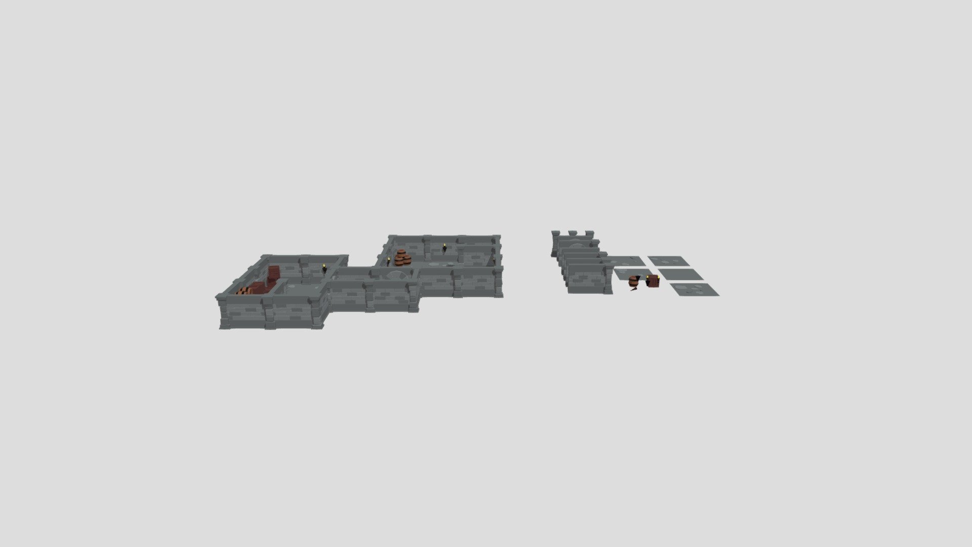 Dungeon - 3D model by pazychvolodymyr [9be36f5] - Sketchfab