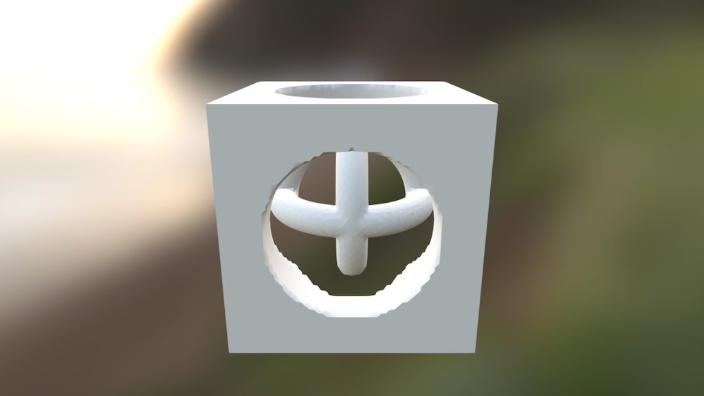 Marching Cubes: Sliced Atom Cube - 3D model by Polygon Triangulation ...