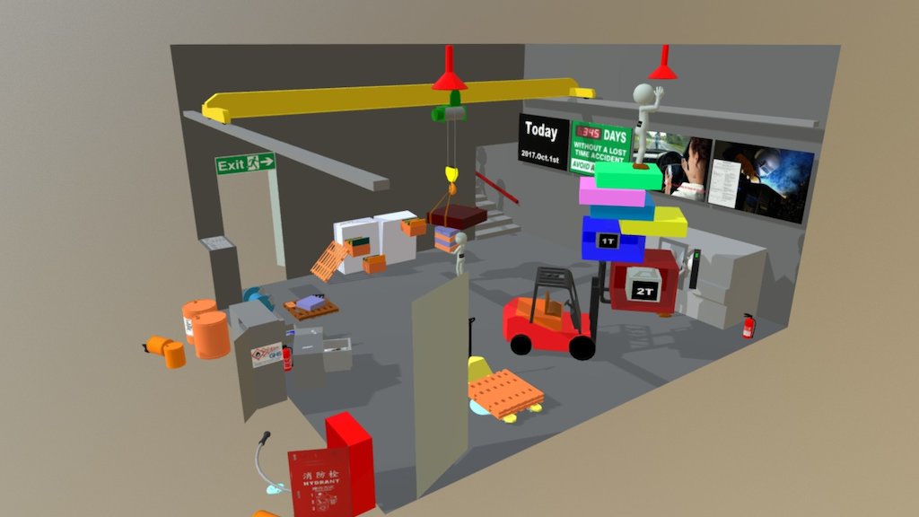 Hazard Identification - 3D model by mattcheng502 [9be54c6] - Sketchfab
