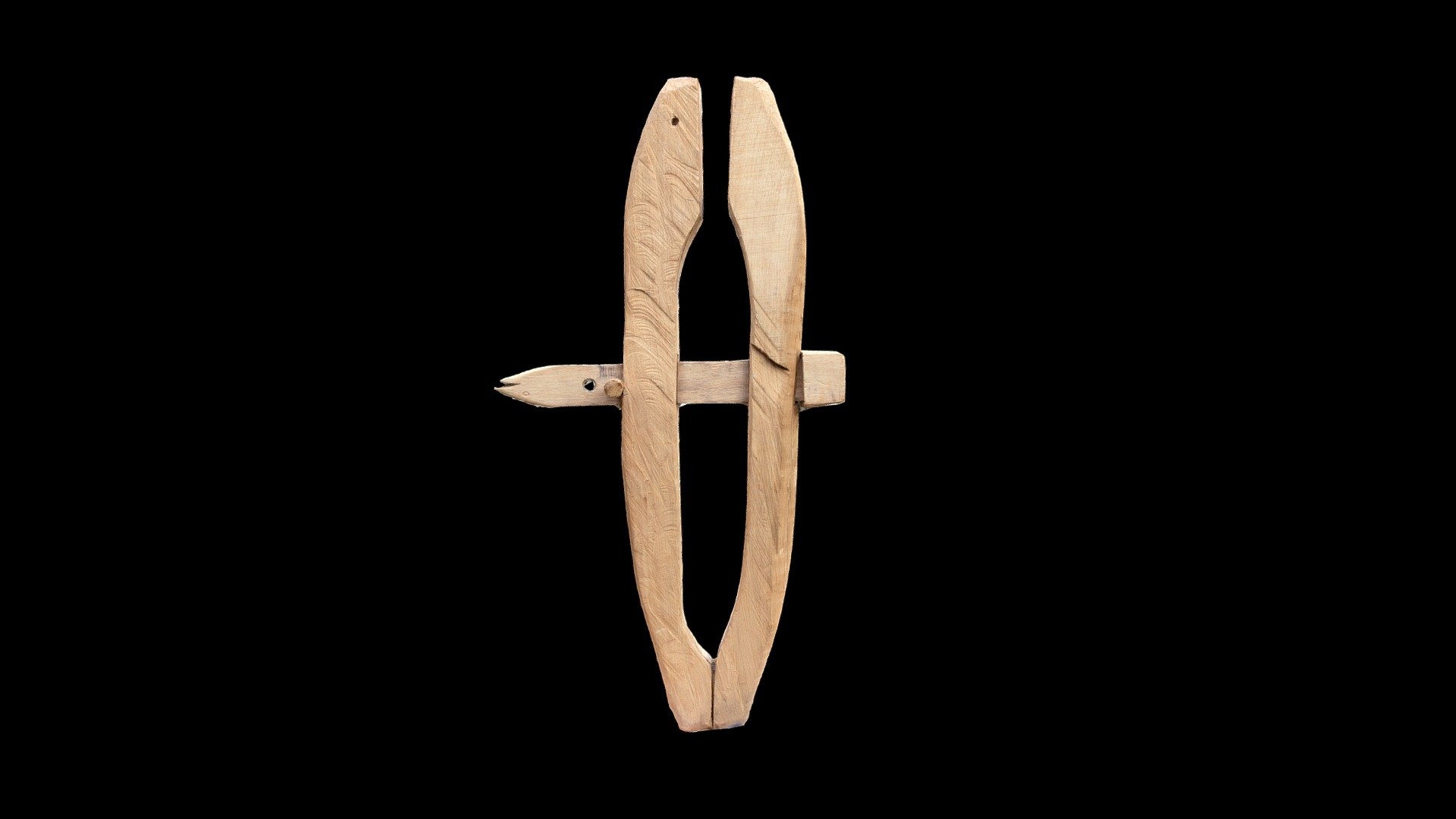 Replica Medieval Wood Clamp - Download Free 3D model by The Sutton Hoo ...