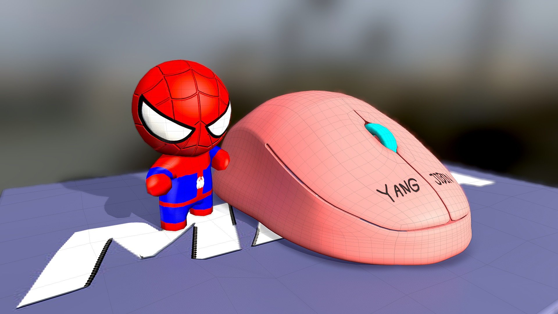 Mouse & Spider_man - 3D model by misovery [9beb782] - Sketchfab