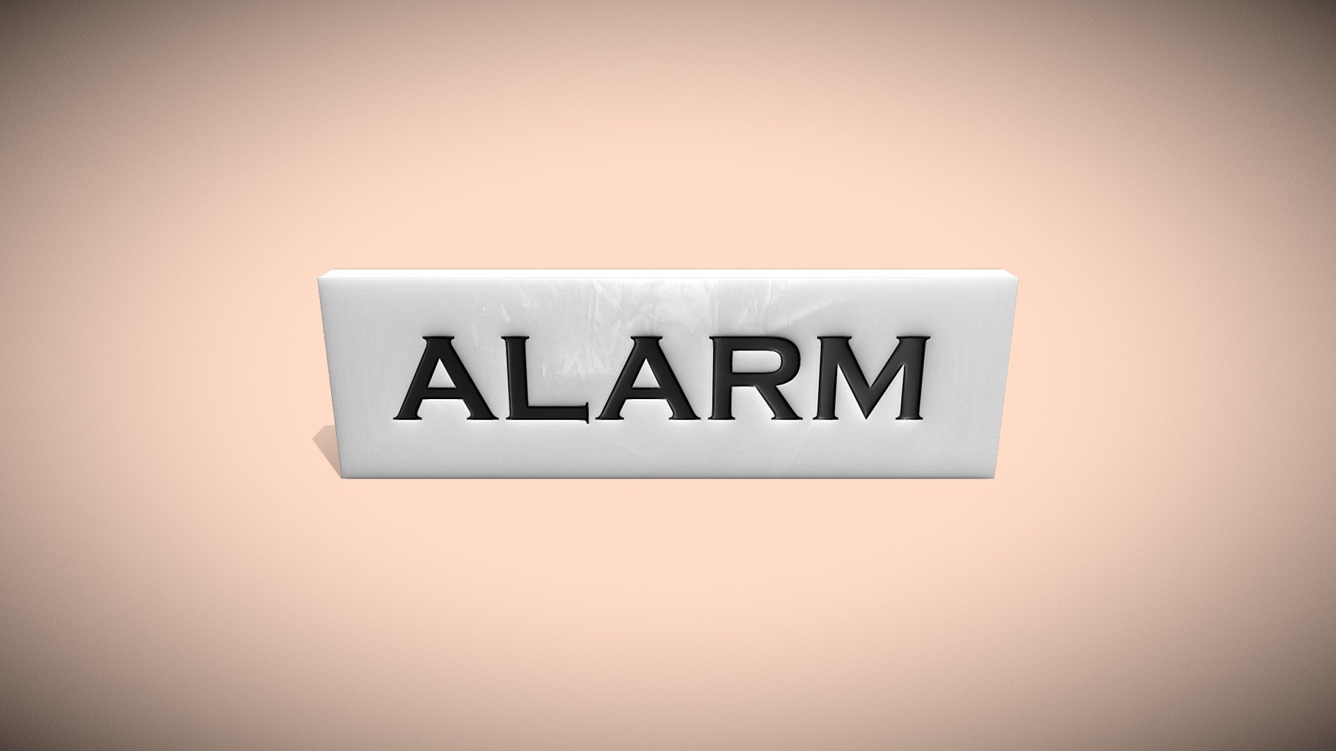 Alarm Sign - Download Free 3D model by Anom Purple Modelling (@Anom404 ...