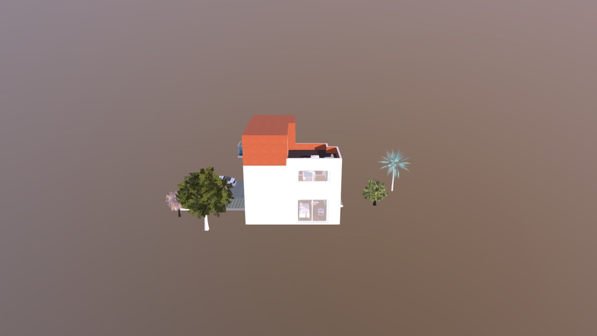Rooftop House - 3D model by koafranck [9becbbe] - Sketchfab