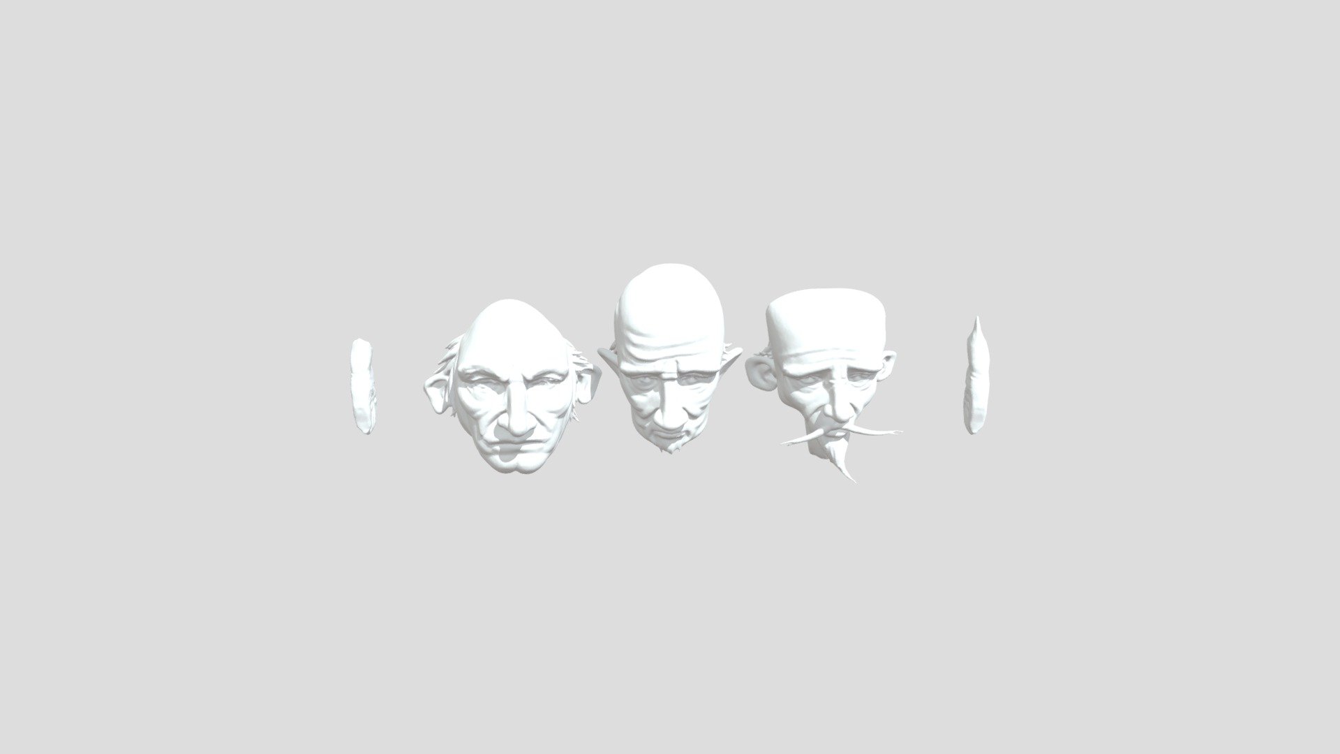 Eccentric Trio - Download Free 3D model by 2Ab_ab [9bef2d0] - Sketchfab