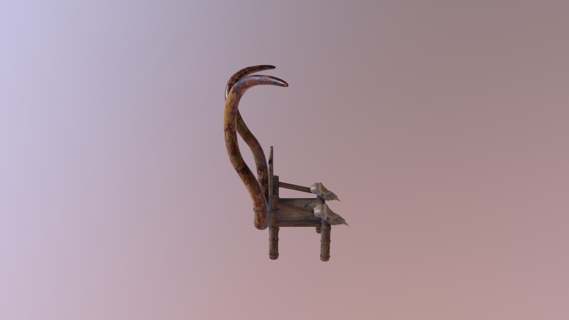 African Throne - 3D model by DarkMatterArt [9befca5] - Sketchfab