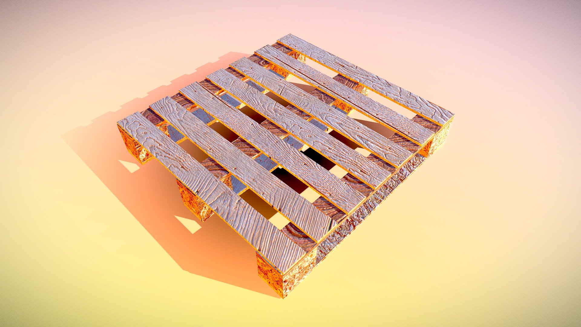 Pallet - Download Free 3D model by rhcreations [9bf06ef] - Sketchfab