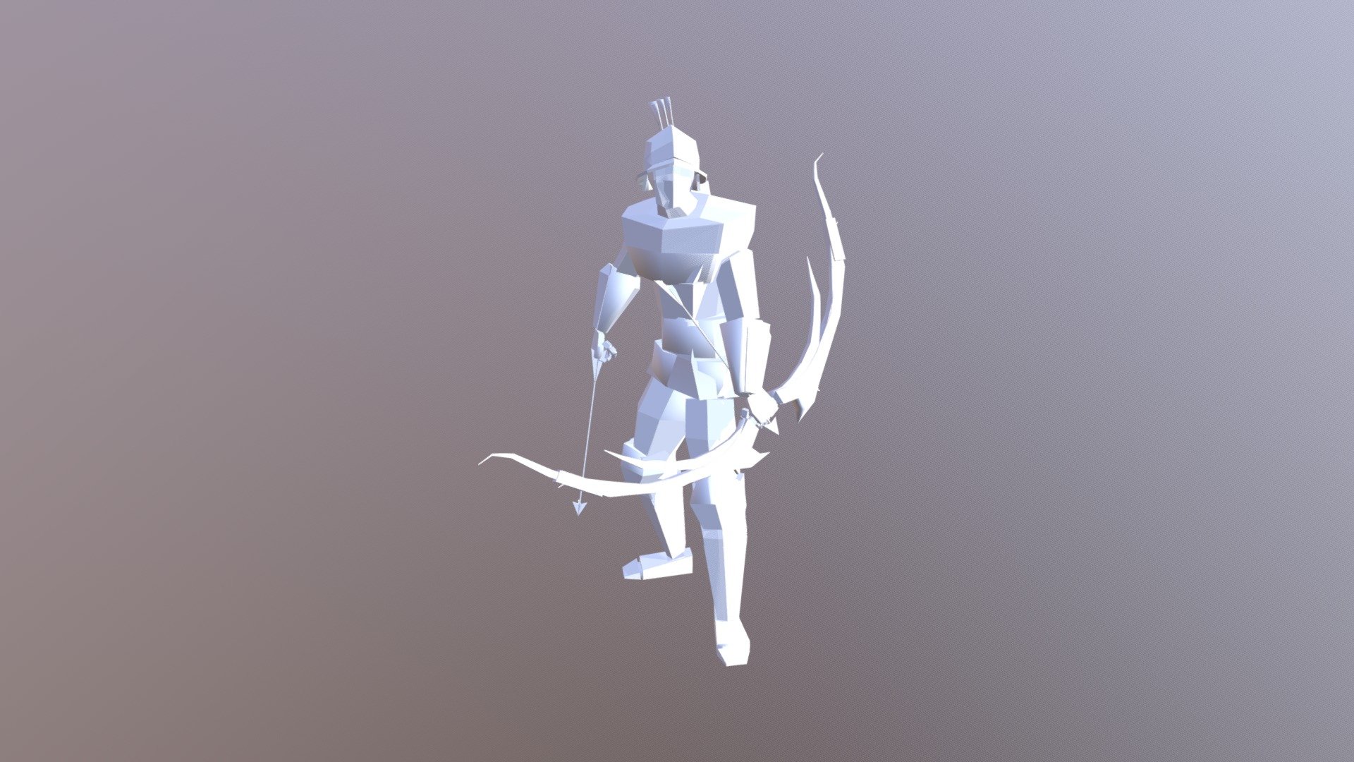 Low Poly Archer - Download Free 3D model by xxxtvvgge [9bf1b28] - Sketchfab