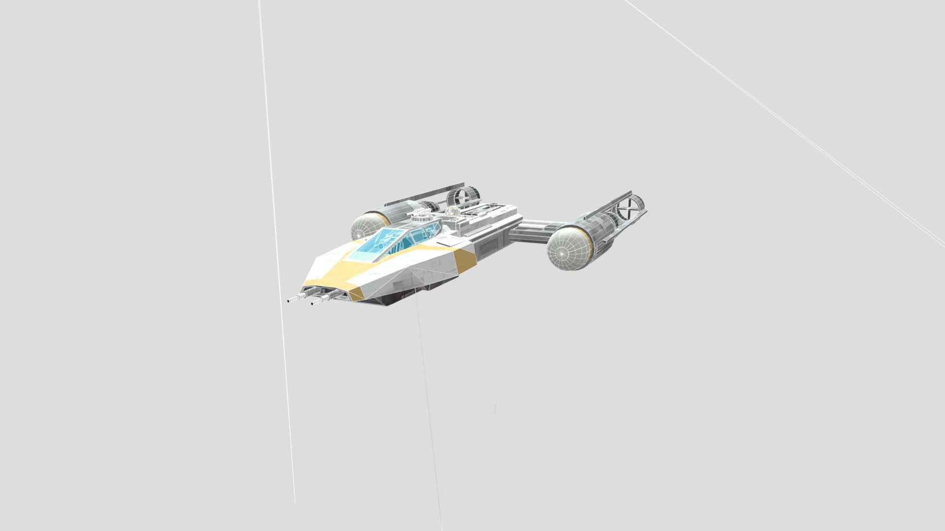 Y Wing - Download Free 3D model by Cpt.Kirk (@CaptainJamesKirk ...
