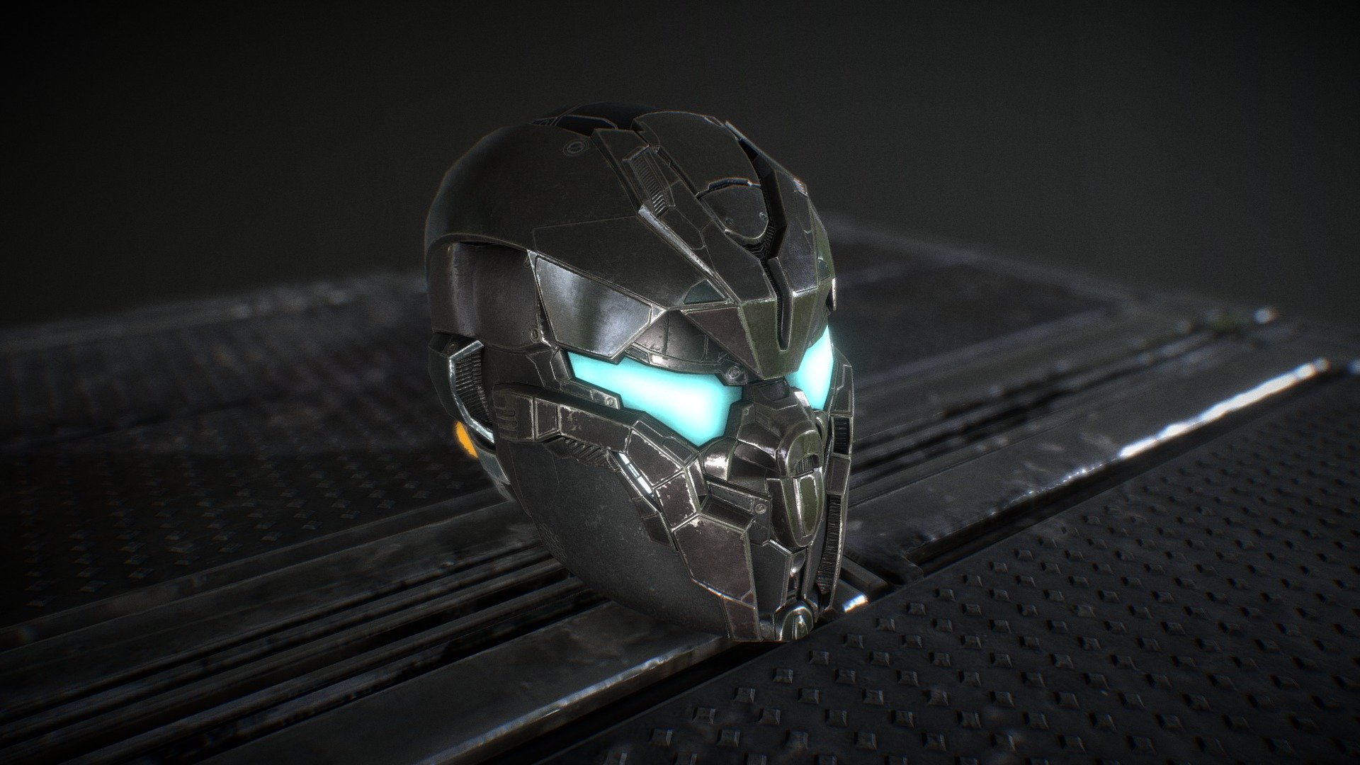 "N.O.V.A.Legacy" helmet variant on the floor - 3D model by Slava ...