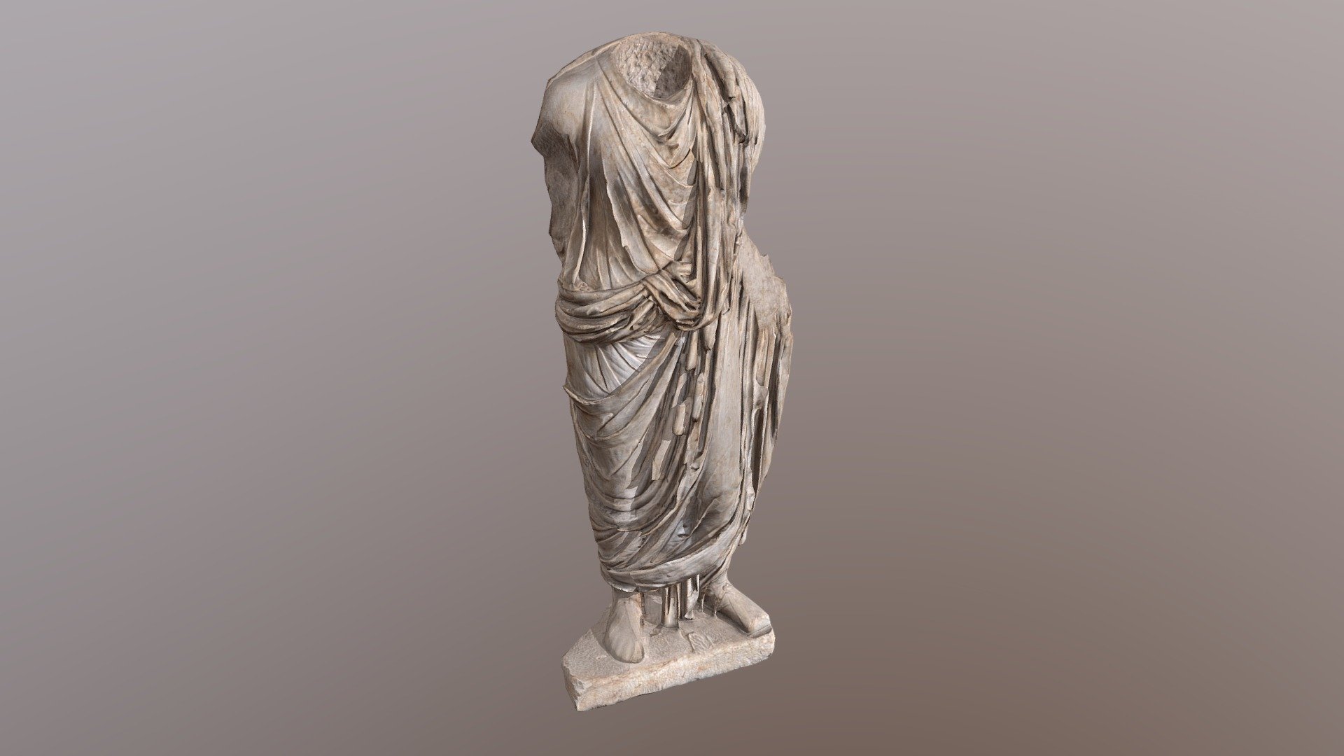 4k Ancient roman statue (megascan) - Download Free 3D model by Lokaton ...
