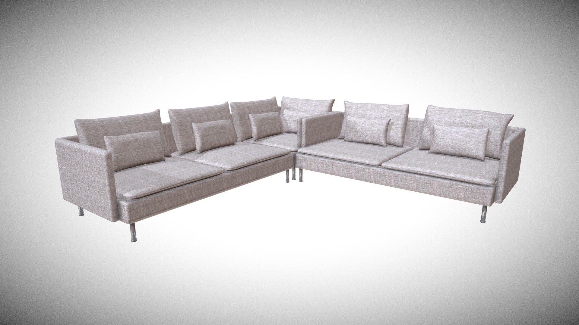 Soderhamn sohva - 3D model by avenla [9bf90c3] - Sketchfab