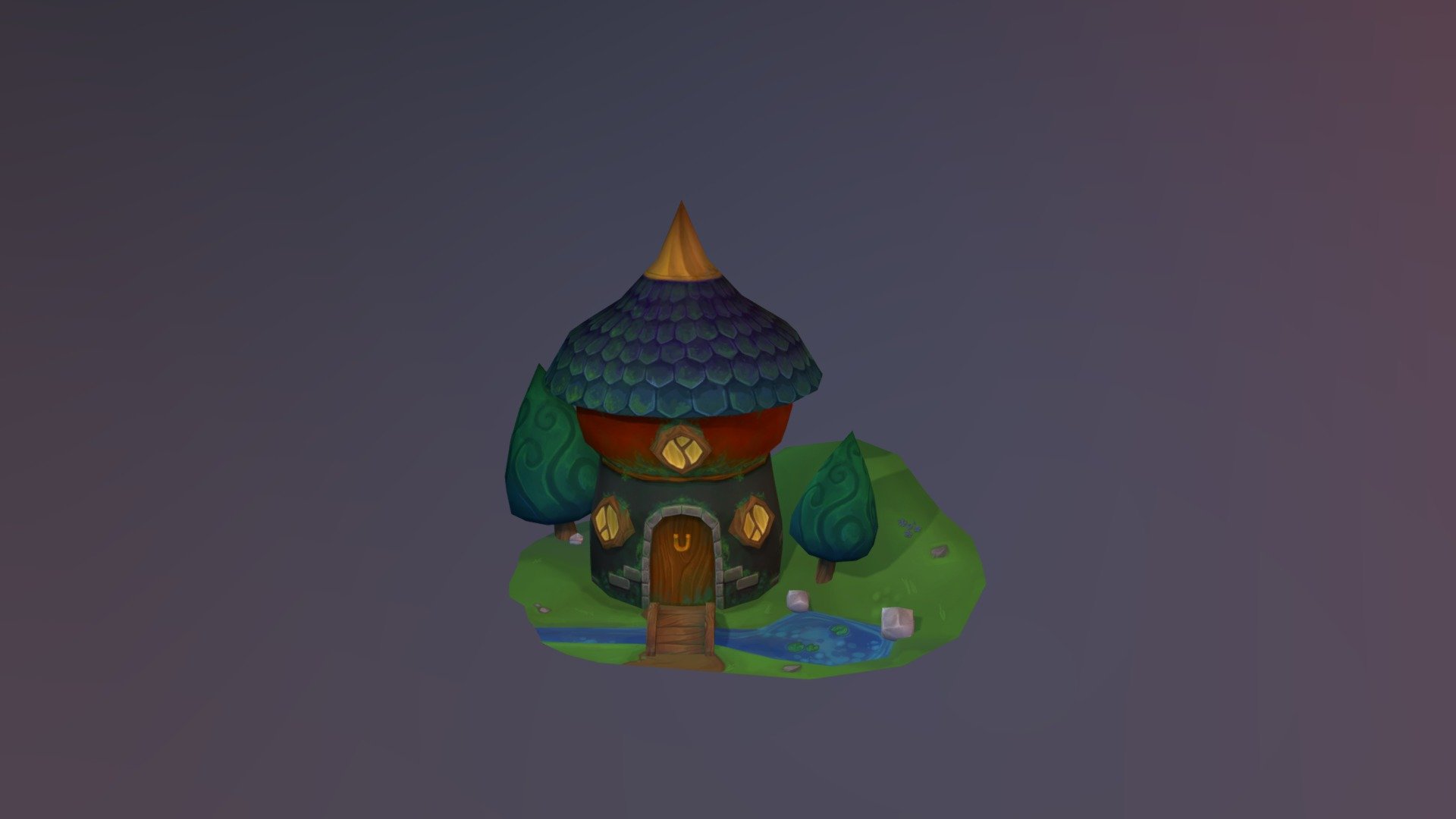 The Wizard's House - 3D model by Beedlebird [9bf9455] - Sketchfab