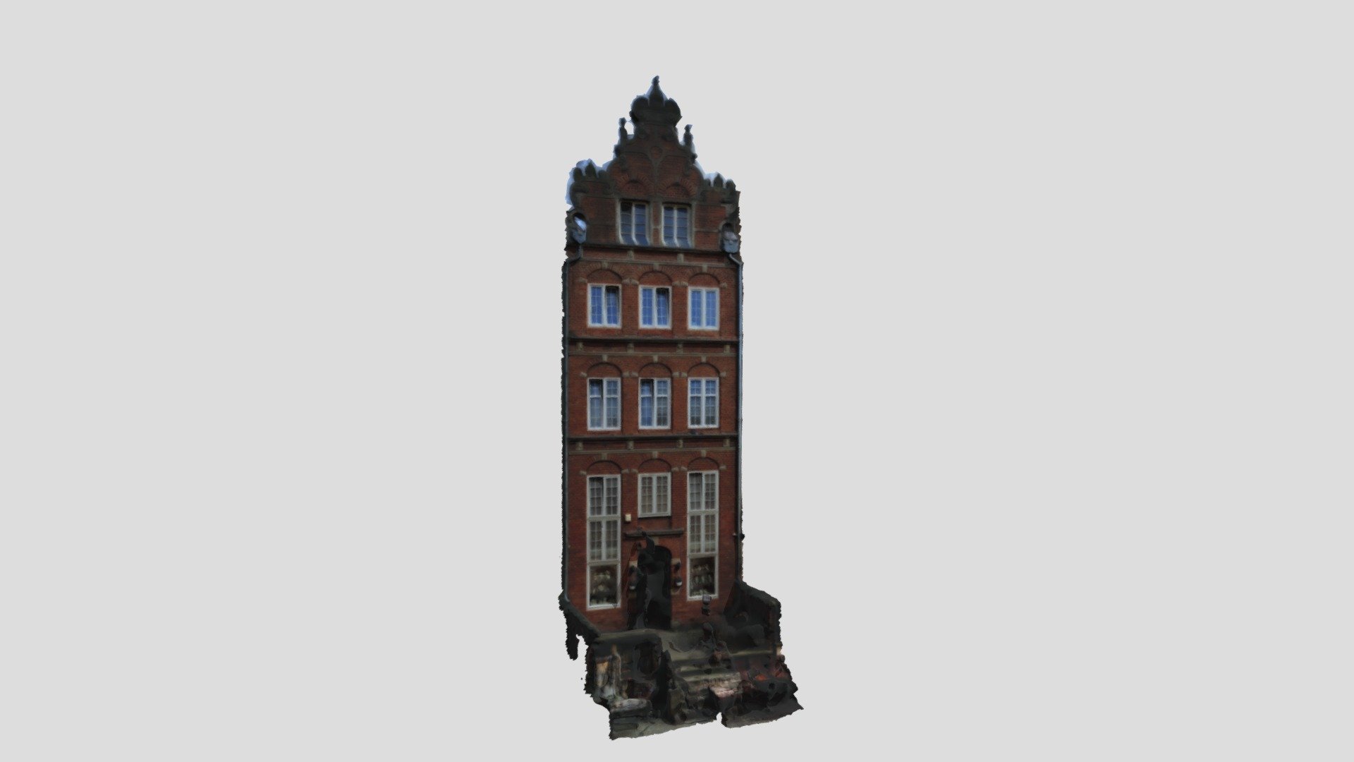 Facade of the tenement house - Download Free 3D model by barbaramalicka ...