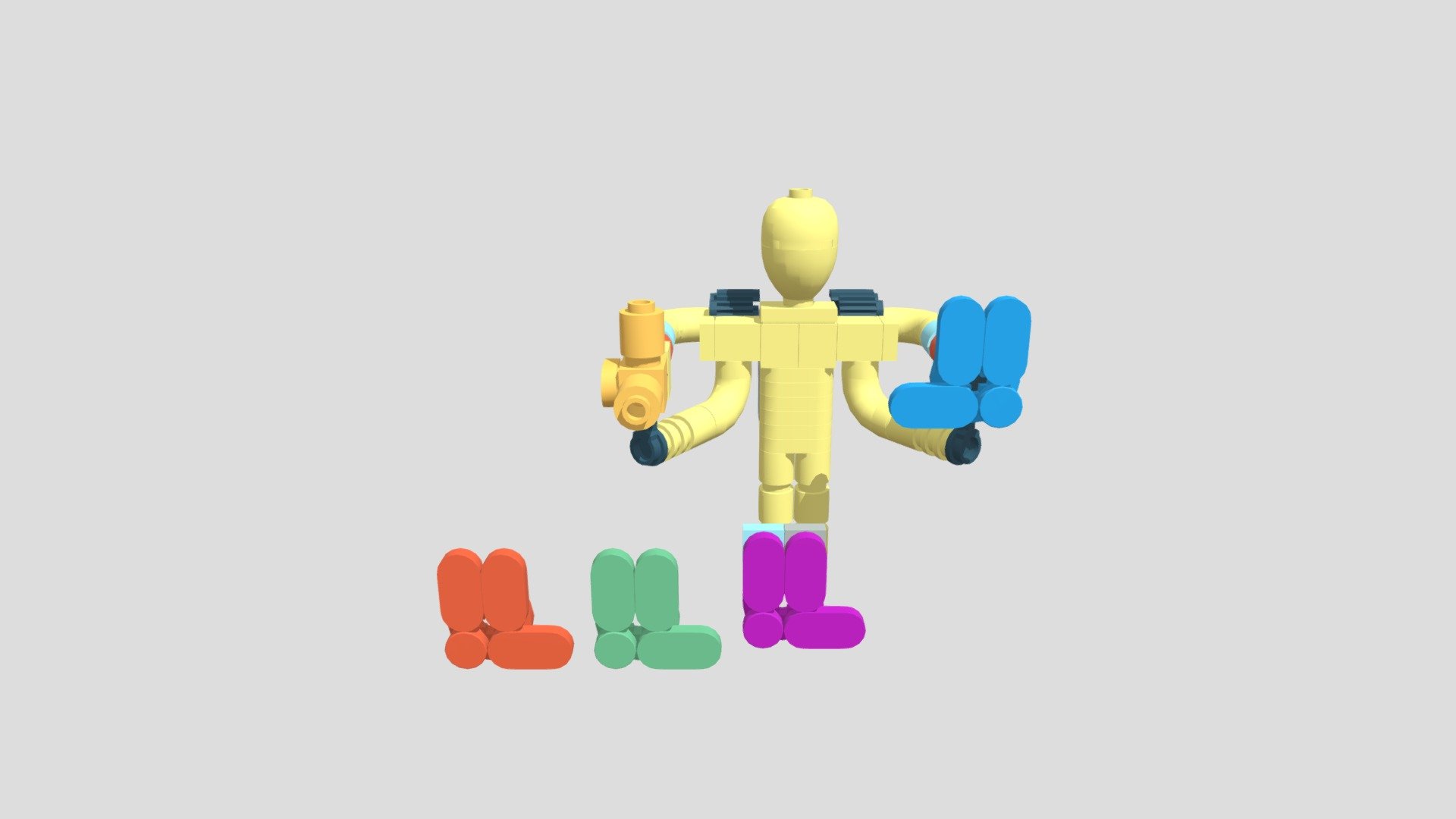 player de poppy playtime - 3D model by Mike LegoWorld (@mikelego ...