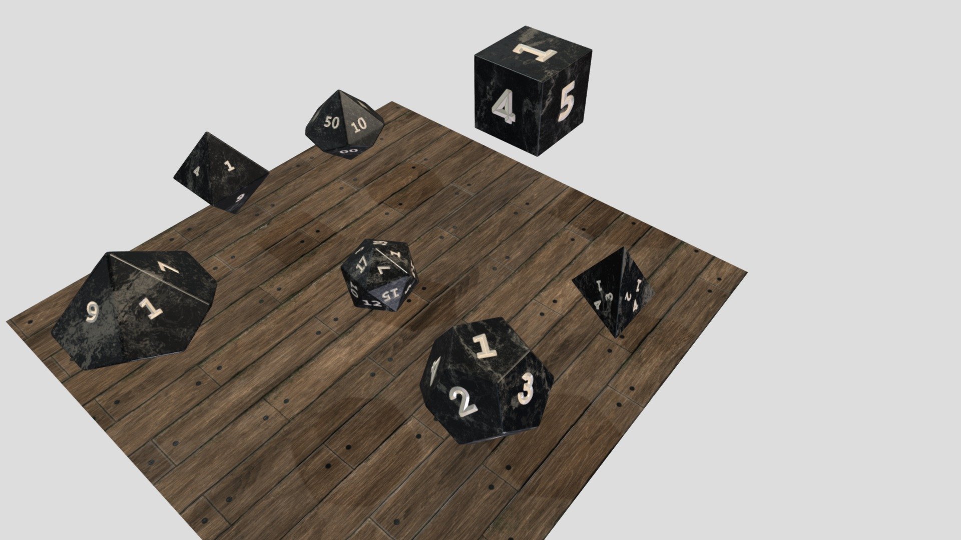 Dice RPG - pbr - 3D model by Vanderson.Salles [9bfa78f] - Sketchfab