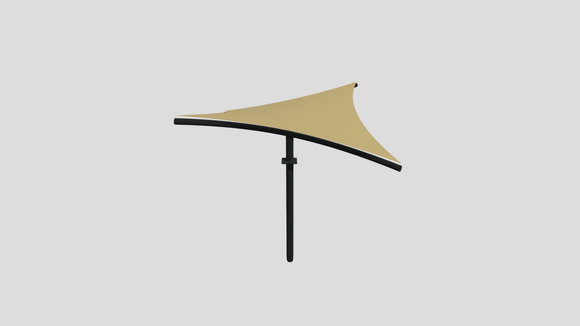 T Post - Curved Arched Design - Download Free 3D model by Shade Sails ...